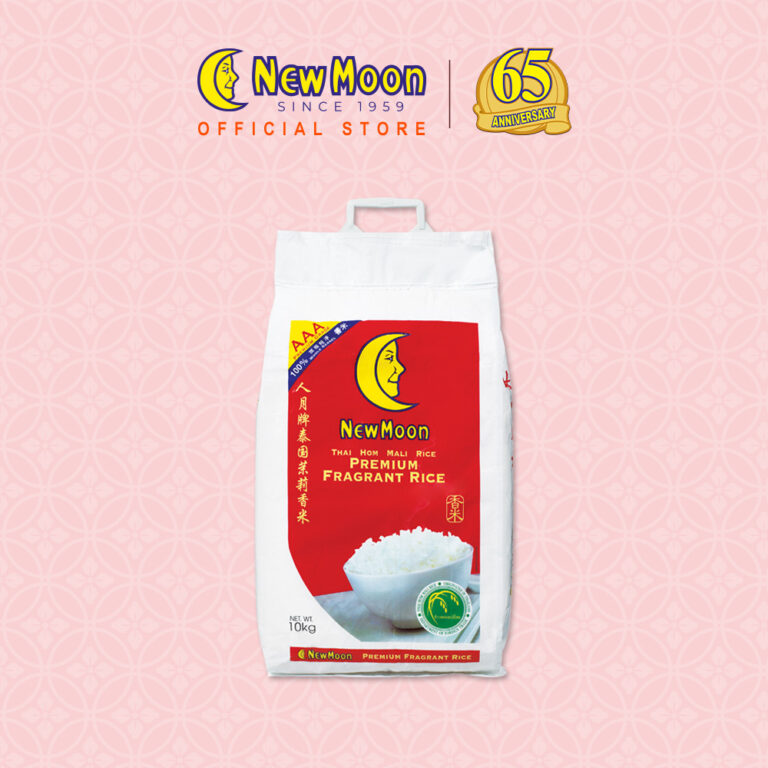 New Moon Premium Fragrant Thai Hom Mali Rice 10kg - Goh Joo Hin Pte Ltd