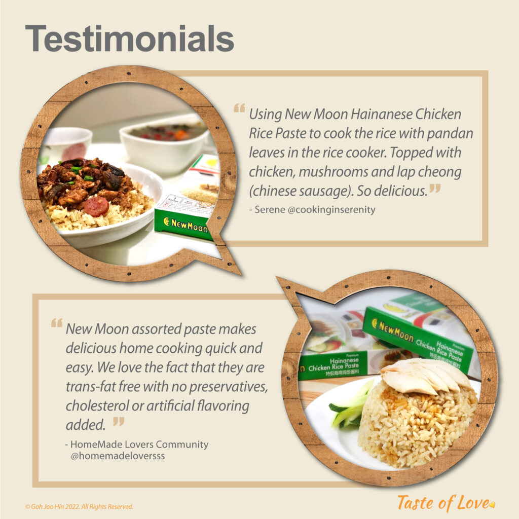 New Moon Singapore Hainanese Chicken Rice Paste 100g - Goh Joo Hin Pte Ltd