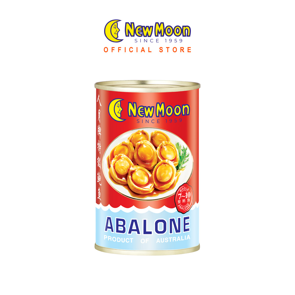 New Moon Premium Australia Abalone (7 - 10pcs) 425g - Goh Joo Hin Pte Ltd