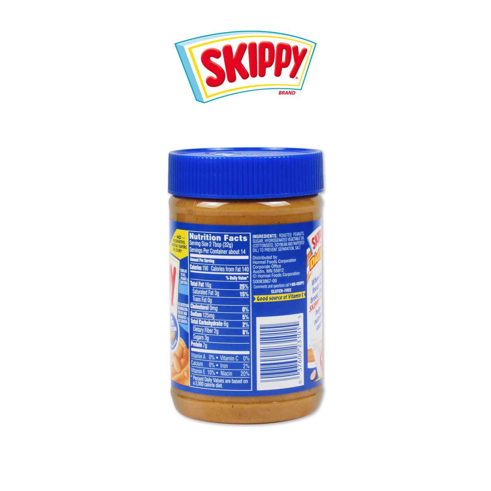 SKIPPY® USA 462g Chunky Peanut Butter - Goh Joo Hin Pte Ltd
