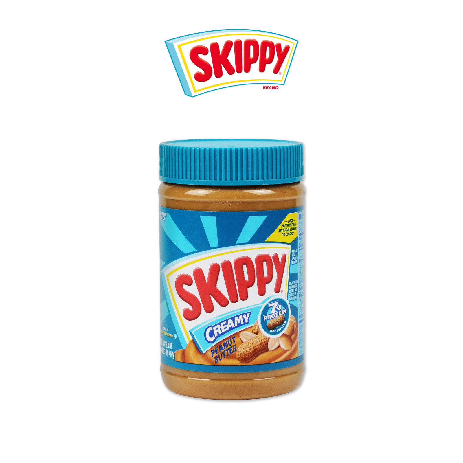 SKIPPY® USA 462g Creamy Peanut Butter - Goh Joo Hin Pte Ltd