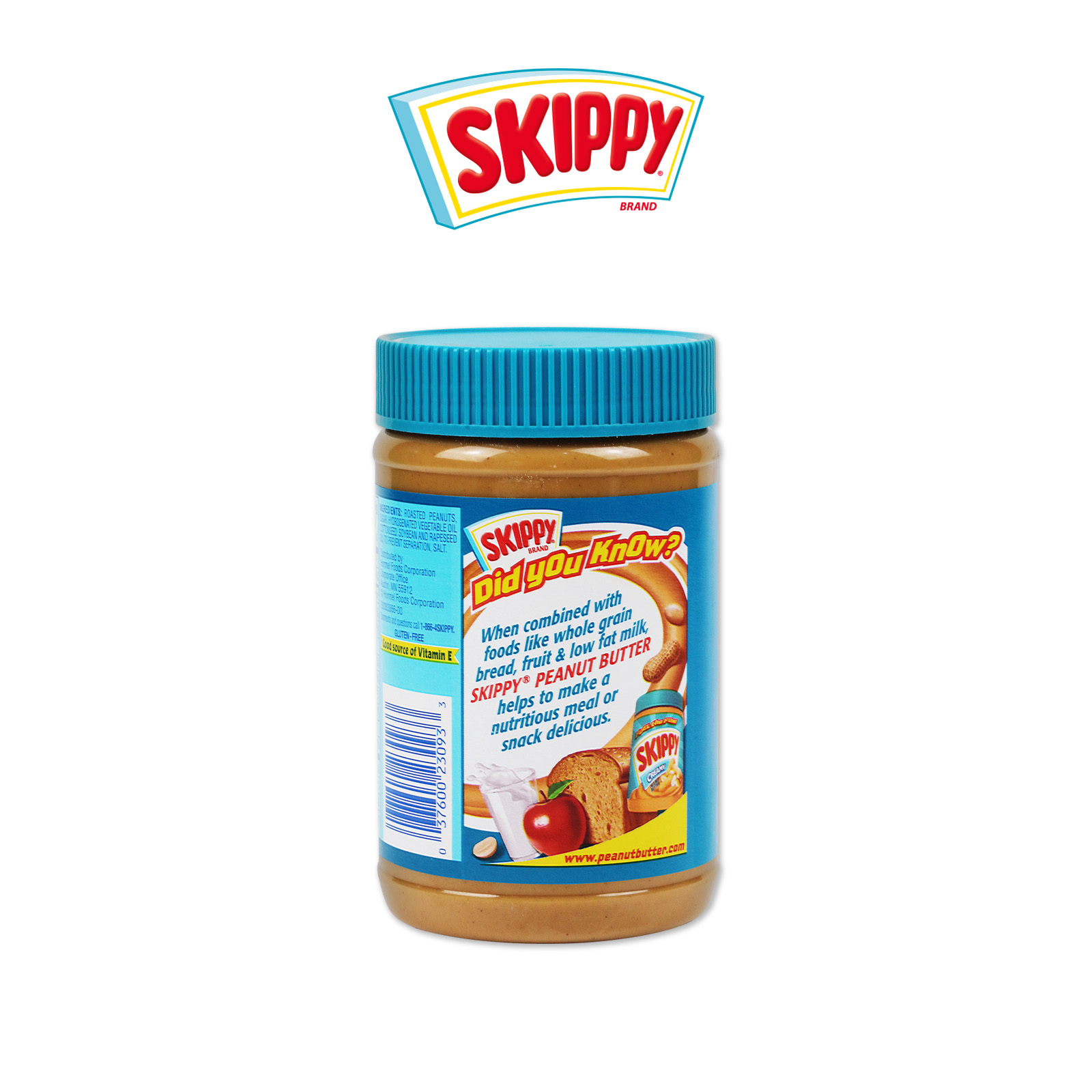 SKIPPY® USA 462g Creamy Peanut Butter - Goh Joo Hin Pte Ltd